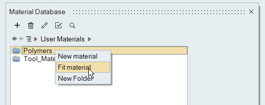 材料の割り当てを使用して新規材料をデータベースに追加する方法
