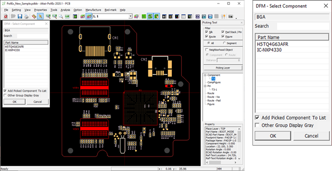 Component Group Type Window