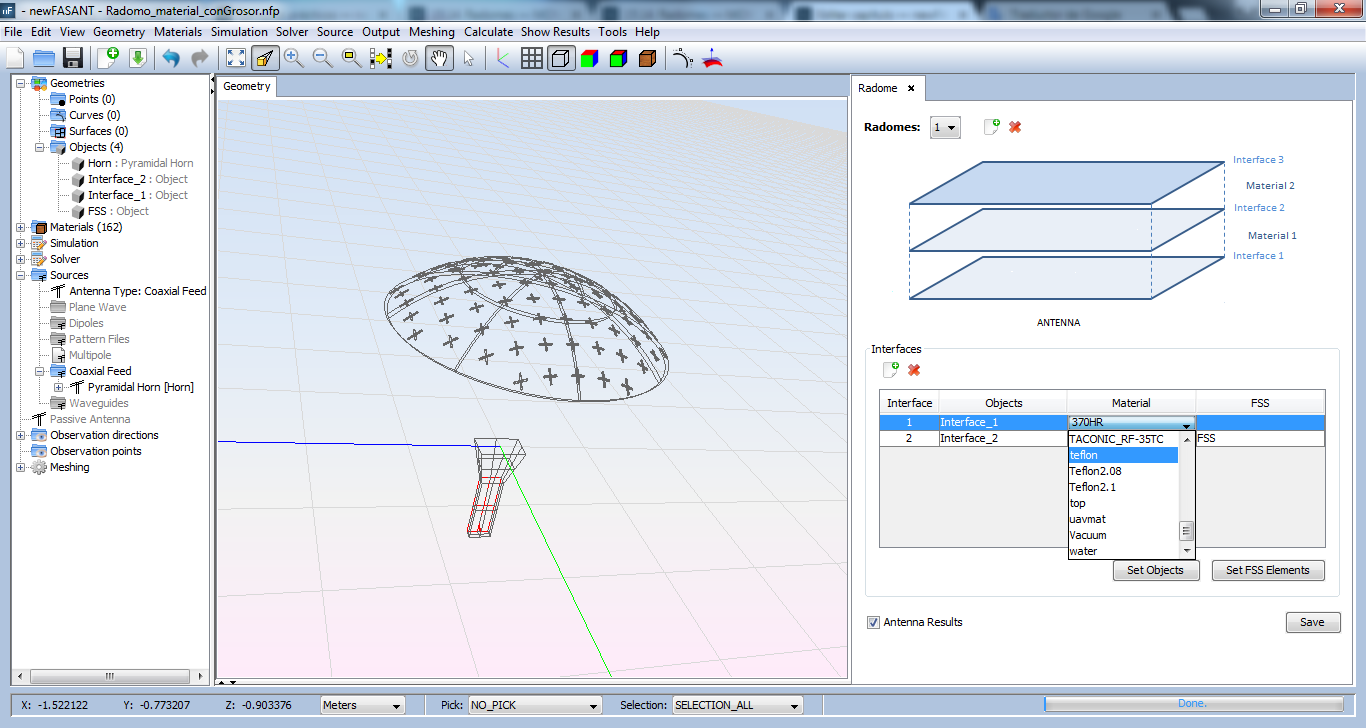 Example 2: Radome with FSS
