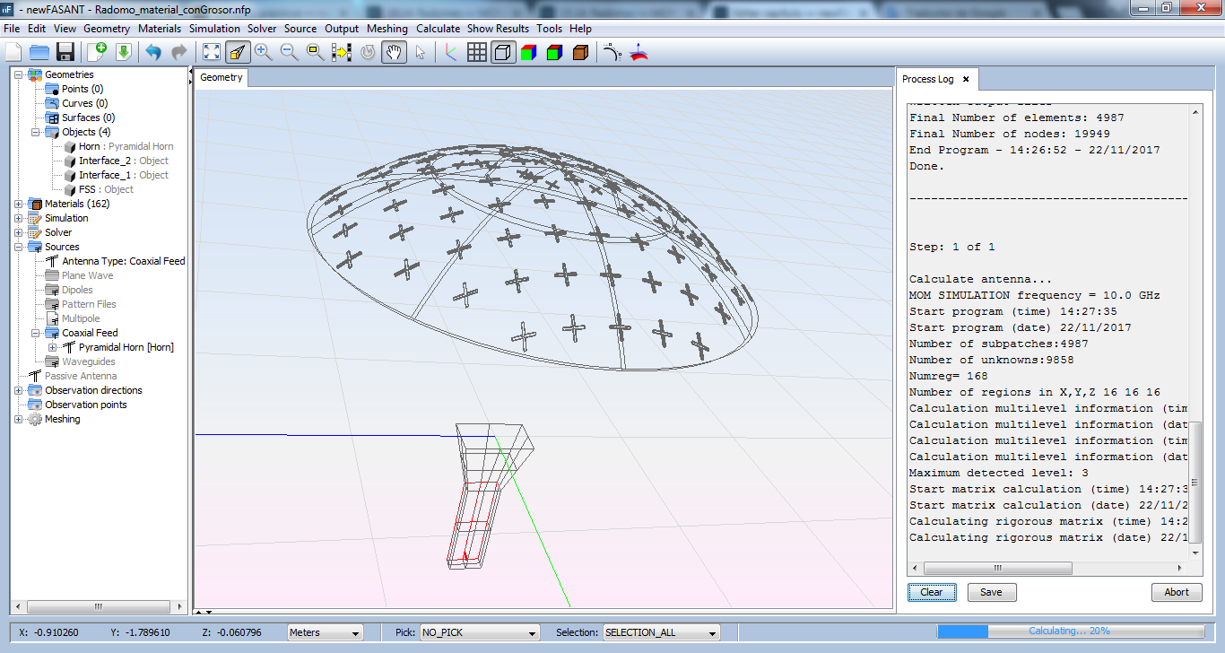 Example 2: Radome with FSS