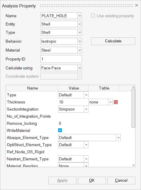 OS-SL-T: 1070 Linear Static Analysis of a Plate with a Hole
