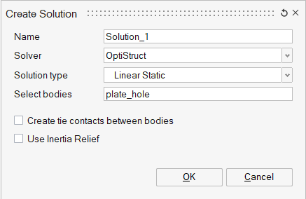 OS-SL-T: 1070 Linear Static Analysis of a Plate with a Hole