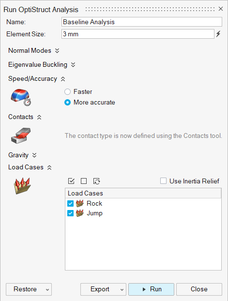 Tutorial: Running a Baseline Analysis