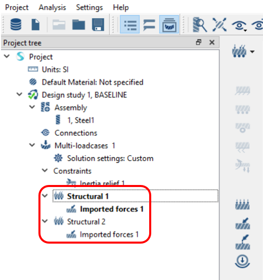 SS-T: 4040 Multi-loadcases Workbench