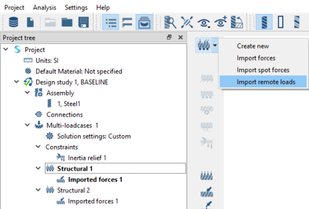 SS-T: 4040 Multi-loadcases Workbench