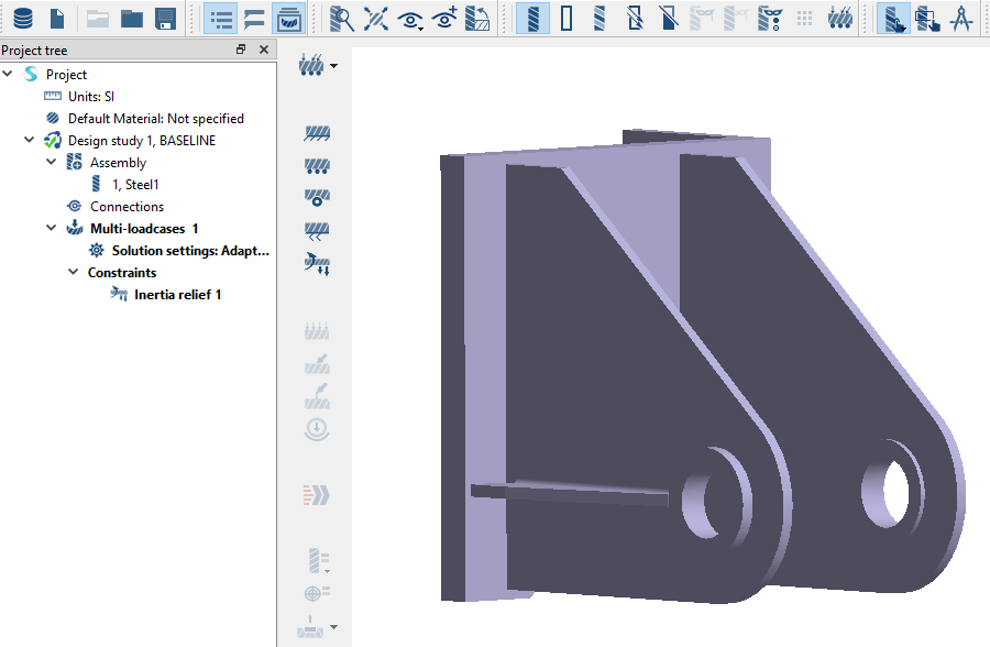 SS-T: 4040 Multi-loadcases Workbench